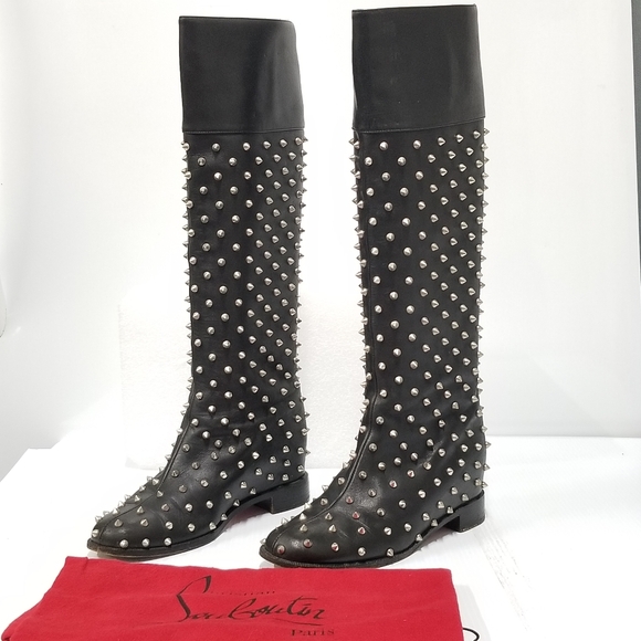 Christian Louboutin | Shoes | Auth Christian Louboutin Meneboot Black ...